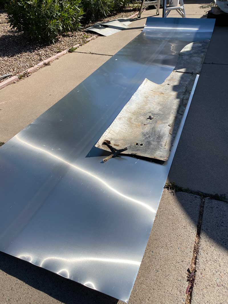 Airstream Restoration Step 3 & 16: Belly Pan - Ramona The Airstream ...